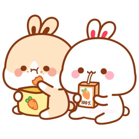 Sticker Maker Bunnys Friends Cute Cartoon Wallpapers Cute Bear Drawings Cute Bunny Cartoon