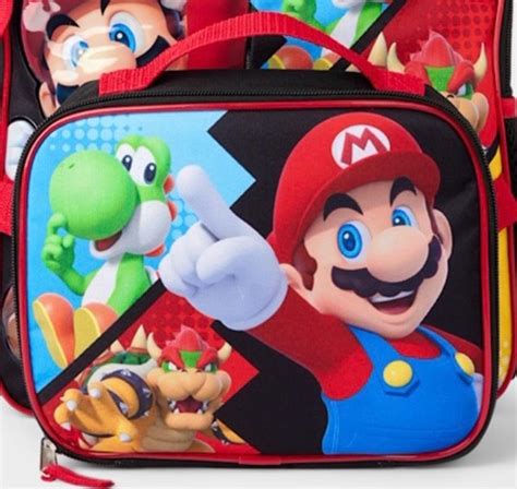 Mario Back To School Backpack Marios New Mercari