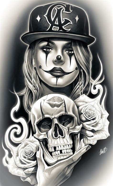 Chicano Skull Tattoo Printable Calendars At A Glance