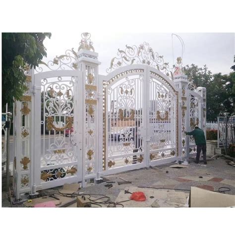 Jual Gerbang Taman Kualitas Tinggi Model Logam Galvanis Gerbang Besi