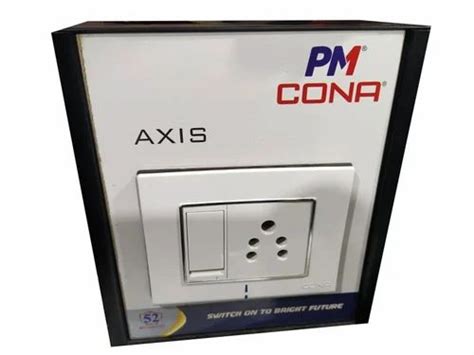6a Pm Cona Axis And Status Modular Switches 1m 1 Way At ₹ 15 Piece In