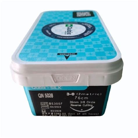Qubix Qn 5028 Silk Suture At Rs 2280 Piece Daliganj Lucknow Id