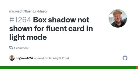 Box Shadow Not Shown For Fluent Card In Light Mode · Issue 1264