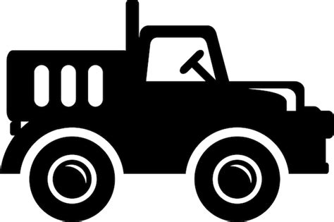 Premium Vector Truck Toy Icon