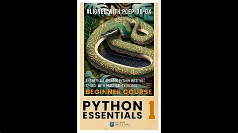 The Openedg Python Institute Python Essentials 1 Youtube