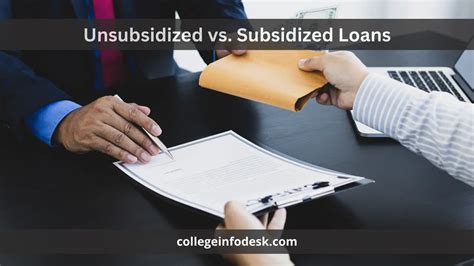 Unsubsidized Vs Subsidized Loans College Info Desk