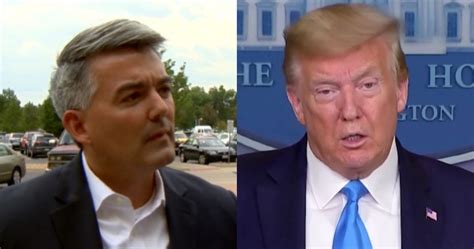 Senator Cory Gardner Thanks Trump For Sending 100 Ventilators To