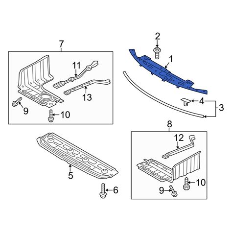 Kia Oe 863602t500 Front Radiator Support Splash Shield