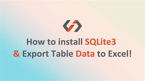 How To Install And Setup Sqlite On Windows 10 Or 11 Export Table Data
