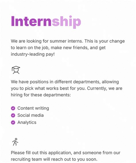 Freelance Application Form Template