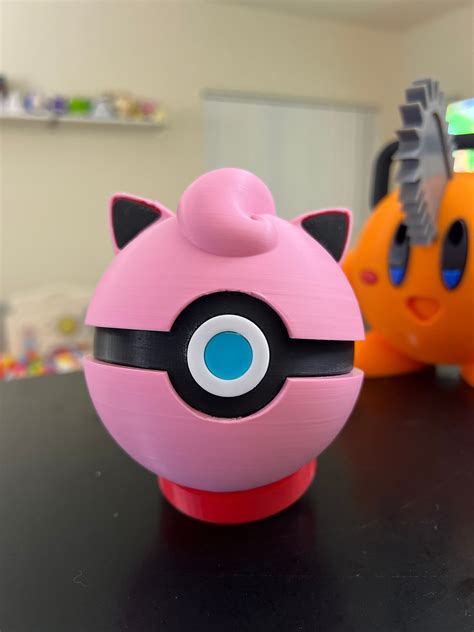 Jigglypuff Themed Pokeball Pink Ball Toy Jigglypuff Themed Collectible