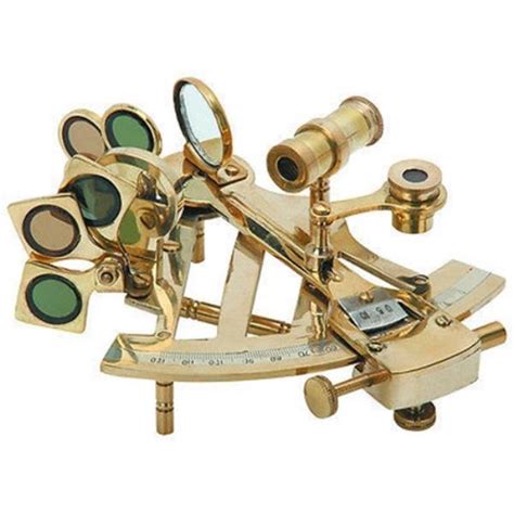 Polished Brass Marine Ship Sextant Star Astronomy Angle Nautical Scope