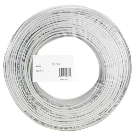500 Ft Solid Security Cable 24awg 4c Cm White Cable Sales Canada
