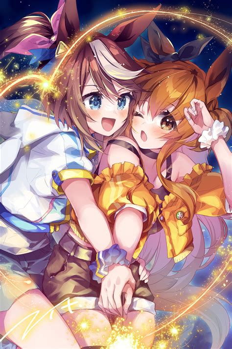 Tokai Teio Mayano Top Gun And Mayano Top Gun Umamusume Drawn By Ech