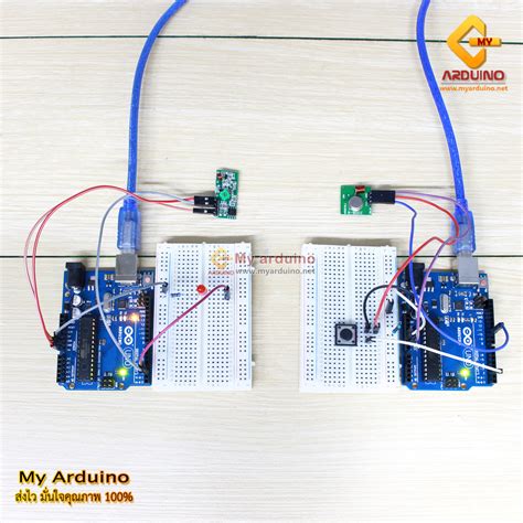 สอนใช้งาน Arduino 433mhz Wireless Rf ส่งข้อมูลสื่อสารไร้สาย ควบคุมเปิดปิดไฟ Led ขาย Arduino