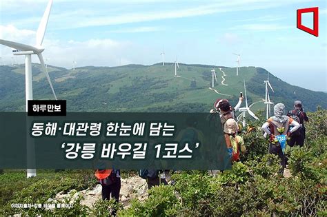 하루만보 동해·대관령 한눈에 담는 강릉 바우길 1코스