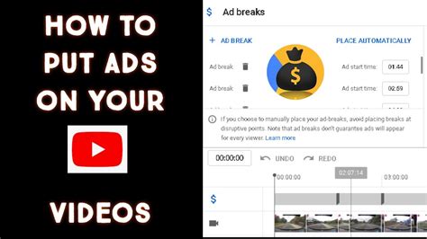 How To Put Ads On Youtube Video Ad Breaks Midroll Ads Youtube