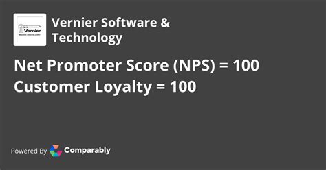 Vernier Software And Technology Nps And Customer Reviews Comparably