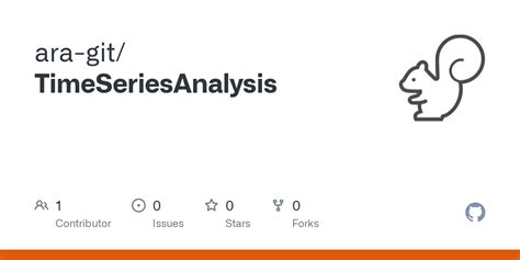 GitHub Ara Git TimeSeriesAnalysis