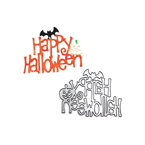 Álbum De Recortes De Metal Con Texto En Inglés happy Hallow Meses