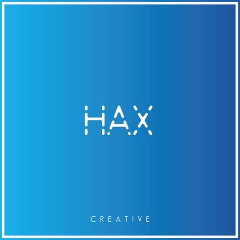 Premium Vector Hax Premium Vector Latter Logo Design Creative Logo