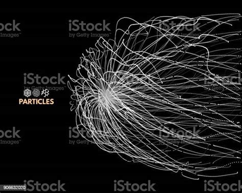 동적 입자 배열입니다 3d 미래 기술 스타일입니다 추상적인 배경입니다 벡터 일러스트입니다 가능성에 대한 스톡 벡터 아트 및 기타 이미지 Istock