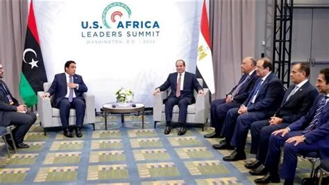 السيسي يلتقي رئيس المجلس الرئاسي الليبي