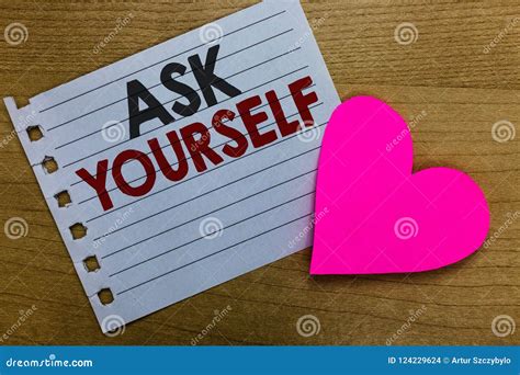 Conceptual Hand Writing Showing Ask Yourself Business Photo Showcasing Thinking The Future