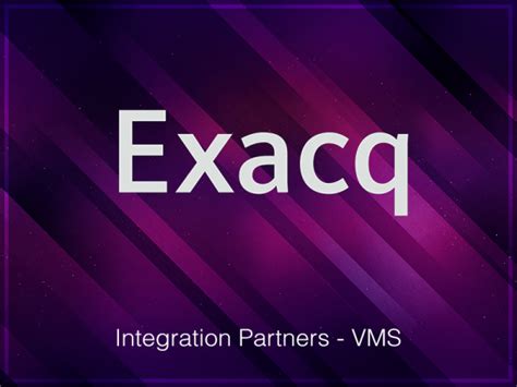 Avycon Is An Authorized Technology Partner Of Exacqvision News Avycon