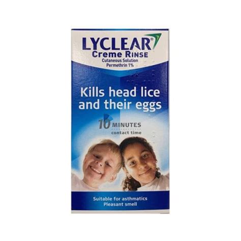Lyclear Creme Rinse 1 Ww Cutaneous Solution 59ml Healthwise