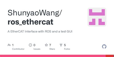 github shunyaowang ros ethercat a ethercat interface with ros and a