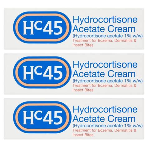 Hc45 Hydrocortisone Acetate Cream 15g Chemist 4 U