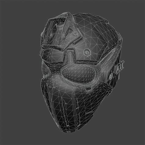 3d Model Devtac Ronin Ballistic Mask Skull Vr Ar Low Poly Cgtrader