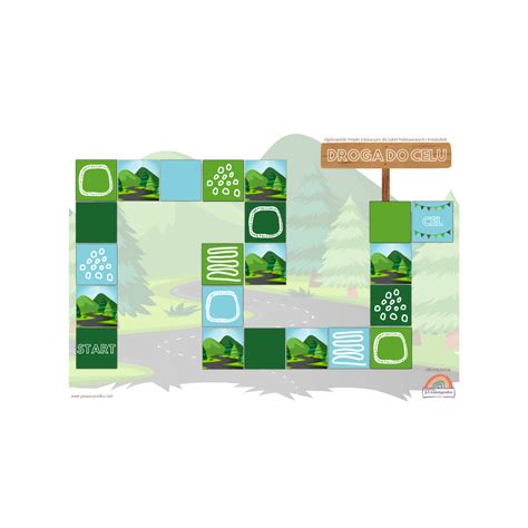 Droga Do Celu Plansza Do Samodzielnego Wydruku