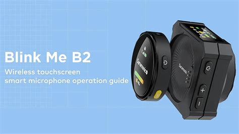 Беспроводный микрофон Saramonic BlinkMe получил большой сенсорный экран ...
