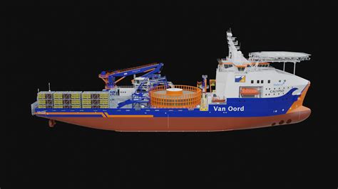 3d Cable Layer Vessel Turbosquid 2291421