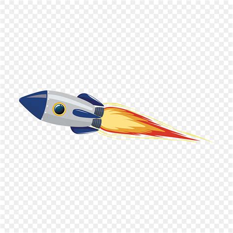 Blue Rocket Vector Png Images Blue Rocket Rocket Rocket Illustration