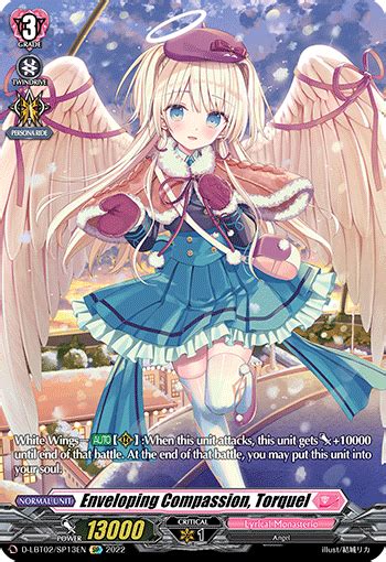 Enveloping Compassion Torquel Sp Cardfight Vanguard Cards Singles