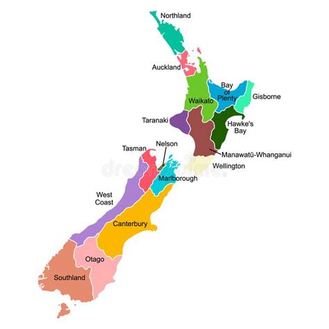 New Zealand Regions Stock Illustrations 420 New Zealand Regions Stock