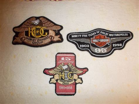 Vintage~harley Davidson~patch~used~patches~your Choic Gem