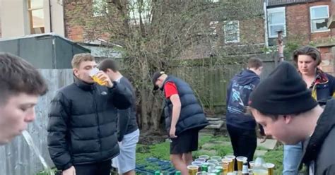 British Lads Drink Pints For Charity And Turn Their Backyard Into A Pool Of Vomit Ebaums World