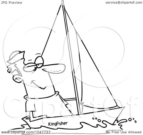 Royalty Free Rf Clip Art Illustration Of A Cartoon Black And White