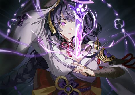 Raiden Shogun Genshin Impact Drawn By Silencegirl Danbooru