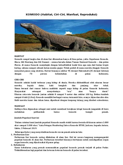 Komodo Pdf