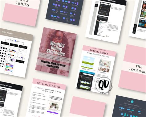 Canva Basics Guide Canva Crash Course For Beginners MRR PLR Guide Done For You Template Lead