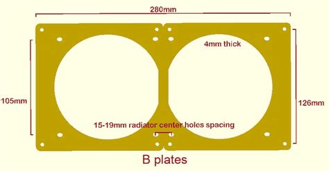 280mm Aio Radiator Mounting Bracket Adapter Converter For 2x Etsy
