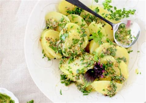 Easy French Potato Salad Recipe • Veggie Society