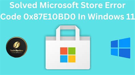 How To Fix Microsoft Store Error Code X E BD In Windows YouTube
