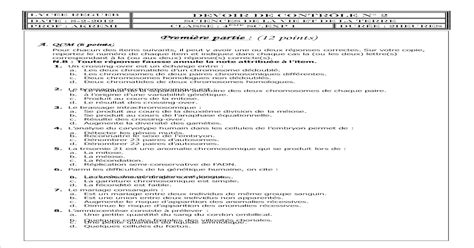Devoir Maison Svt 3eme Chromosomes Ventana Blog