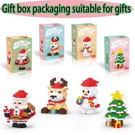 Hgcycf Christmas Building Blocks Santa Claus Compatible For Lego
